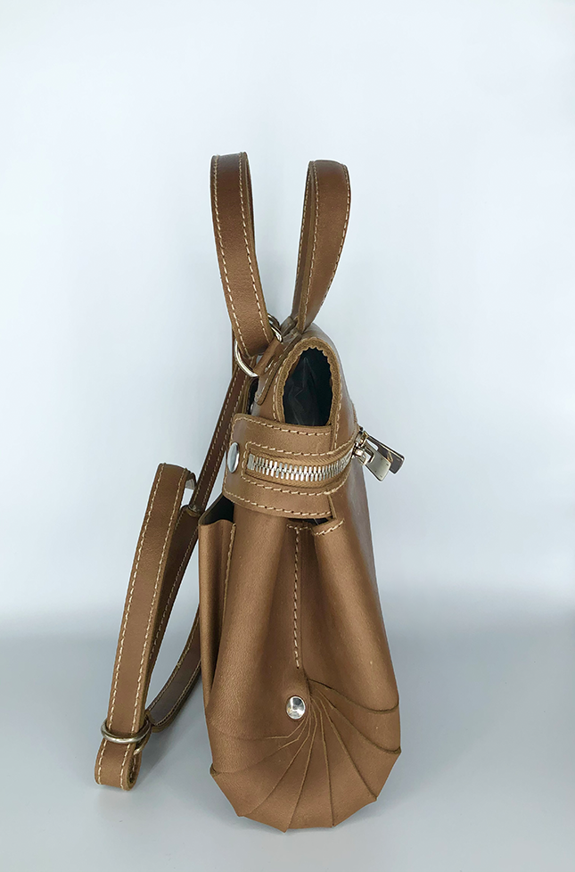 GUIDI - Sac en cuir châtain